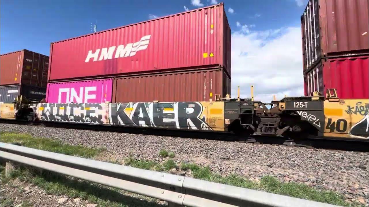 UP #7202 Lead’s The Fast IG4SE Through Main One At Downtown Laramie 6/30/2024. - YouTube