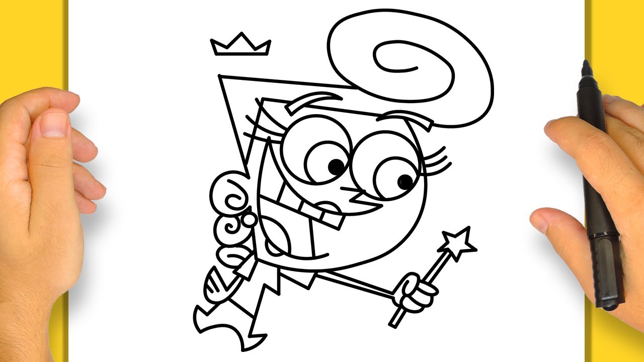 How to Draw Wanda from The Fairly OddParents | Step by Step Simple and ...