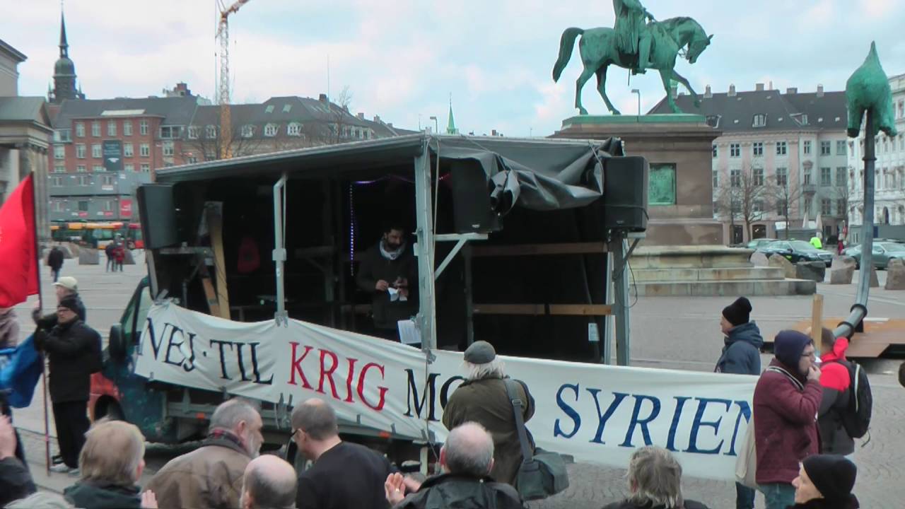 Syrien demo 20160419 Ibrahim Benli, repræsentant for Fey kurd - YouTube