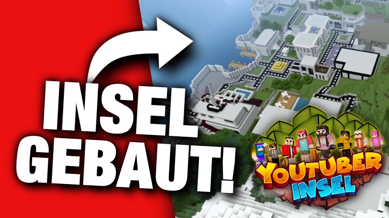 Jemand hat die YouTuber Insel Nachgebaut! - YouTube