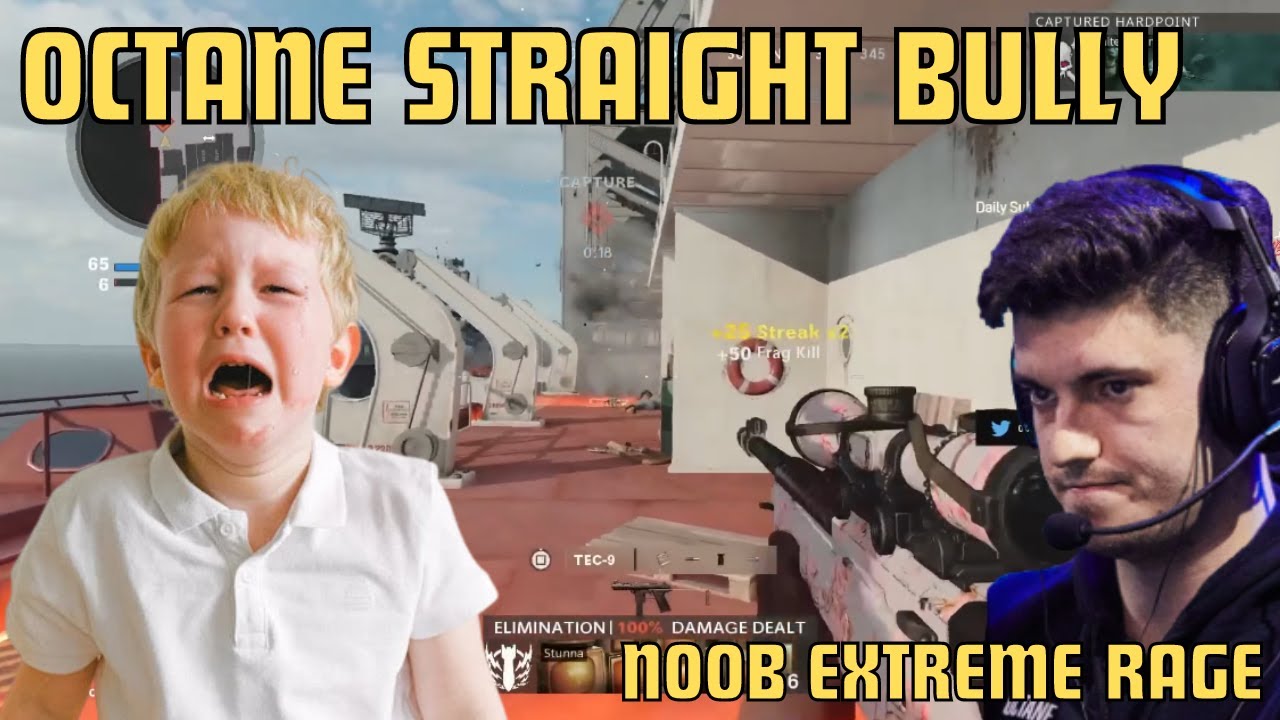 Octane makes a noob cry (extreme rage) - YouTube