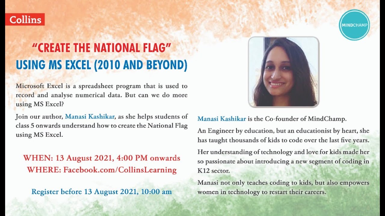 Webinar on Making National Flag using MS Excel - YouTube