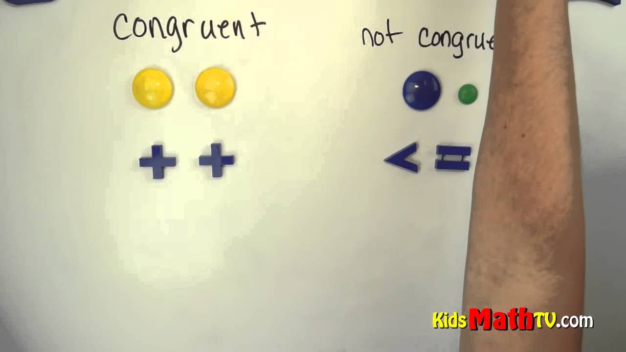 Congruent and non Congruent Figures math lesson Geometry math lesson ...