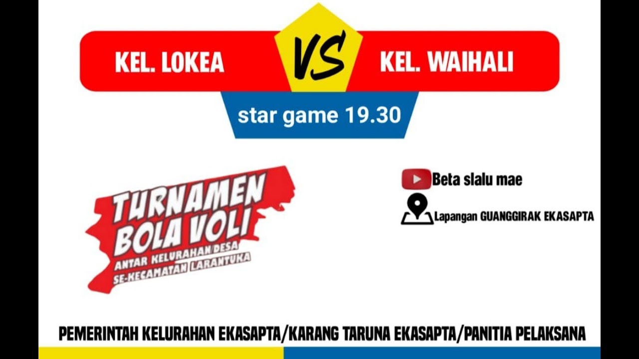 Lokea vs Waihali (Turnamen Bola Voli Ekasapta CUP 2023) - YouTube