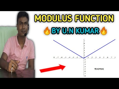 Modulus Function | Absolute value function | निरपेक्ष मान फलन | Class 11 | C lass 12 | IIT JEE ...