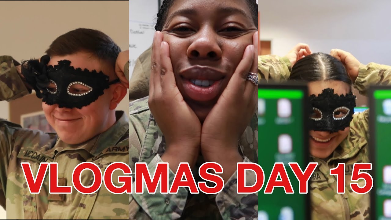 VLOGMAS: Day 15 Masquerade Military Ball ready - YouTube