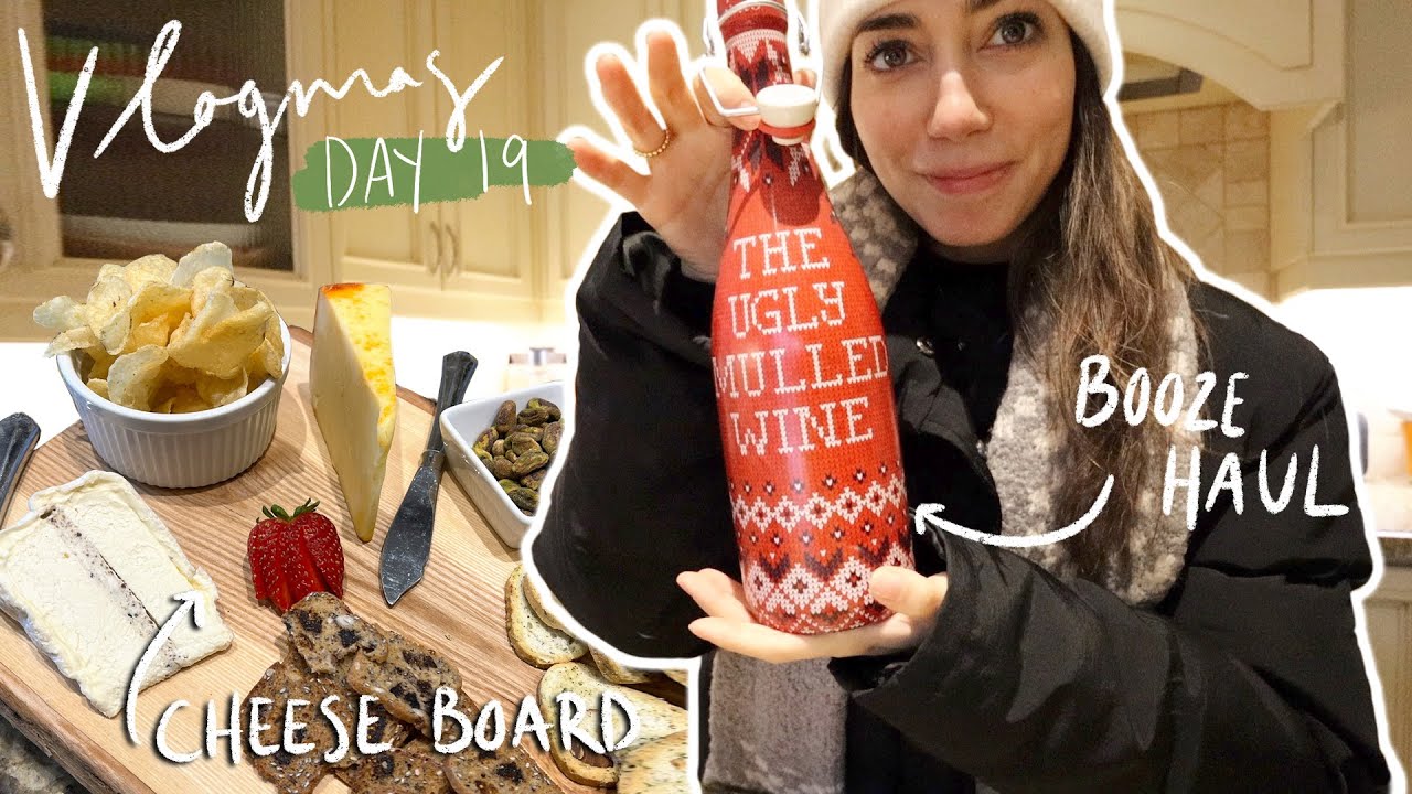 MY HOUSE FINALLY GETS FINISHED! booze haul + cheese board! Vlogmas DAY ...