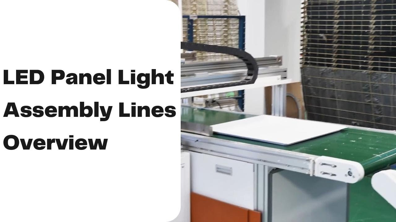 130,000pcs Per Month Panel Light Assembly Lines Production Process ...