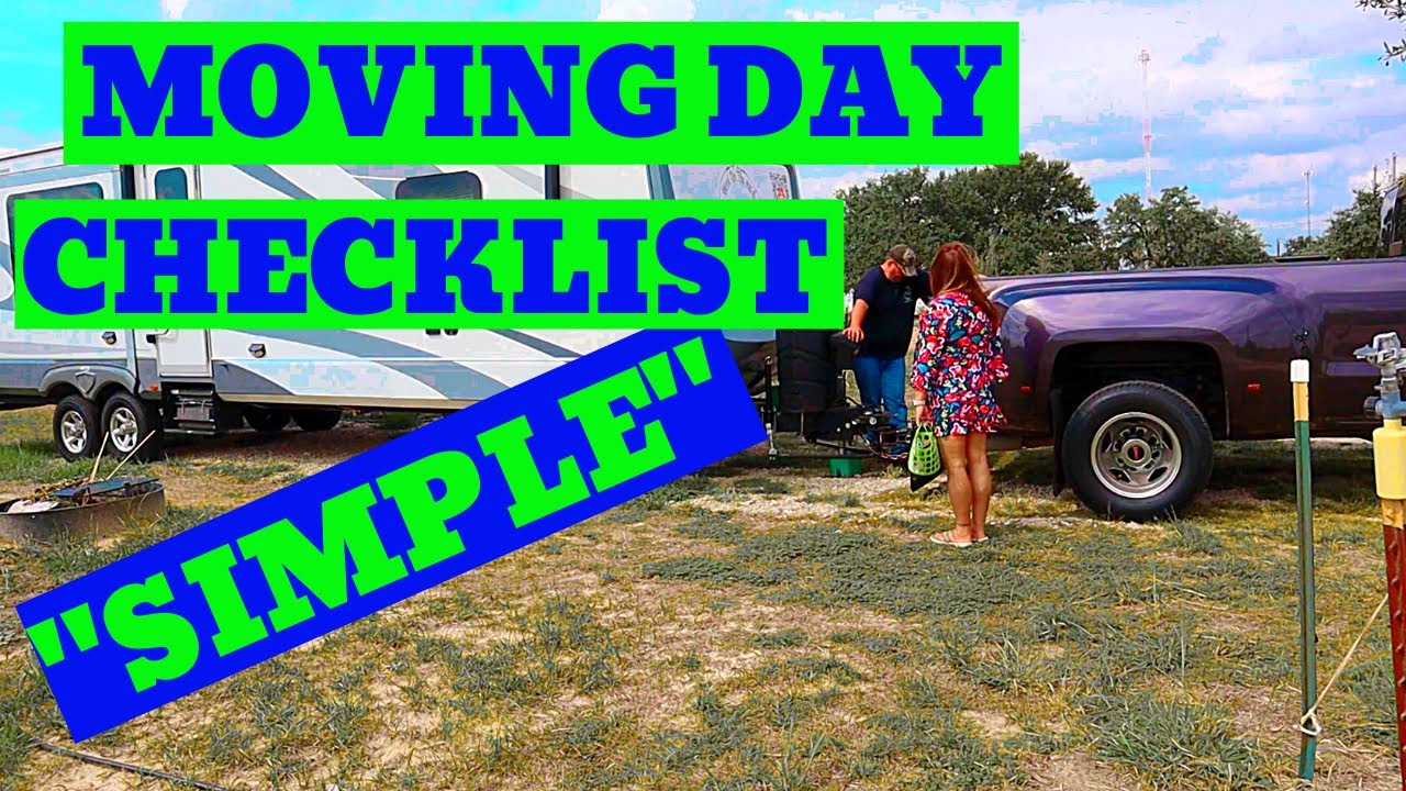 The Ultimate RV Moving Day Checklist (Spoiler Alert: It's Really Simple ...