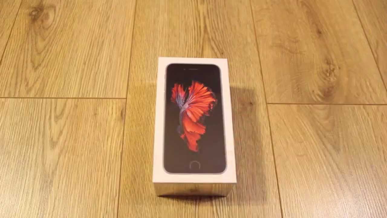 Apple iPhone 6S Unboxing (Space Grey 64GB) (UK) - YouTube