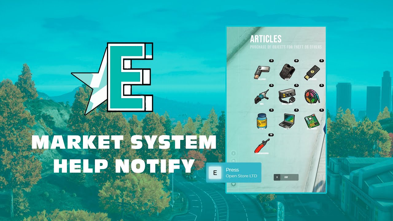 FiveM Script | Market System [QBCore] | Elite Script - YouTube