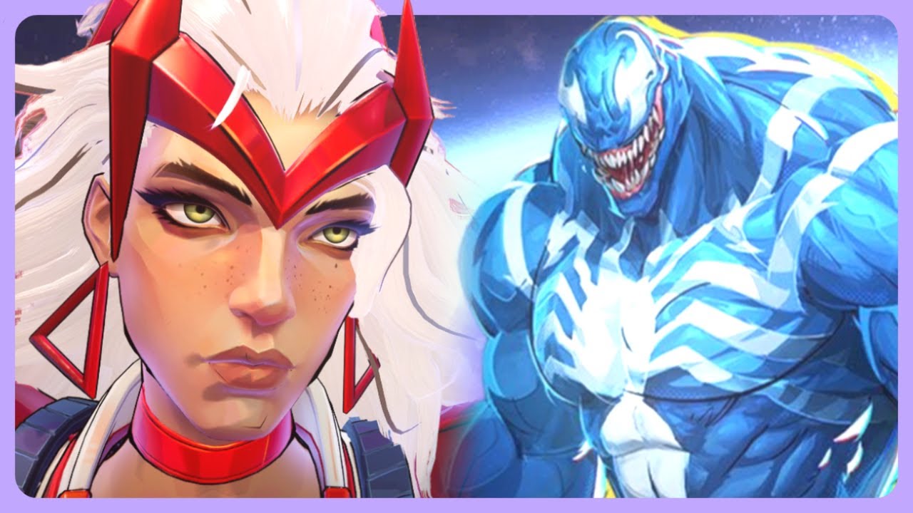 venom has shiny blue cheeks - YouTube