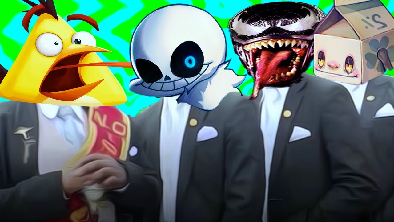 Venom & Sans Undertale & Angry Birds & Milkwalker - Coffin Dance song ...