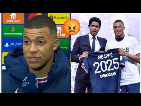 Mbappe angry reaction to PSG new promotion video | - YouTube