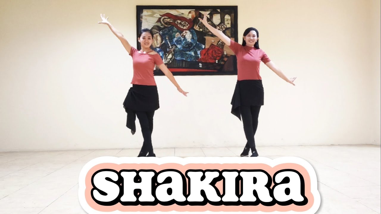 SHAKIRA Line Dance (Demo) / Chor : Theresia / @theresialined1/ BZRP ...