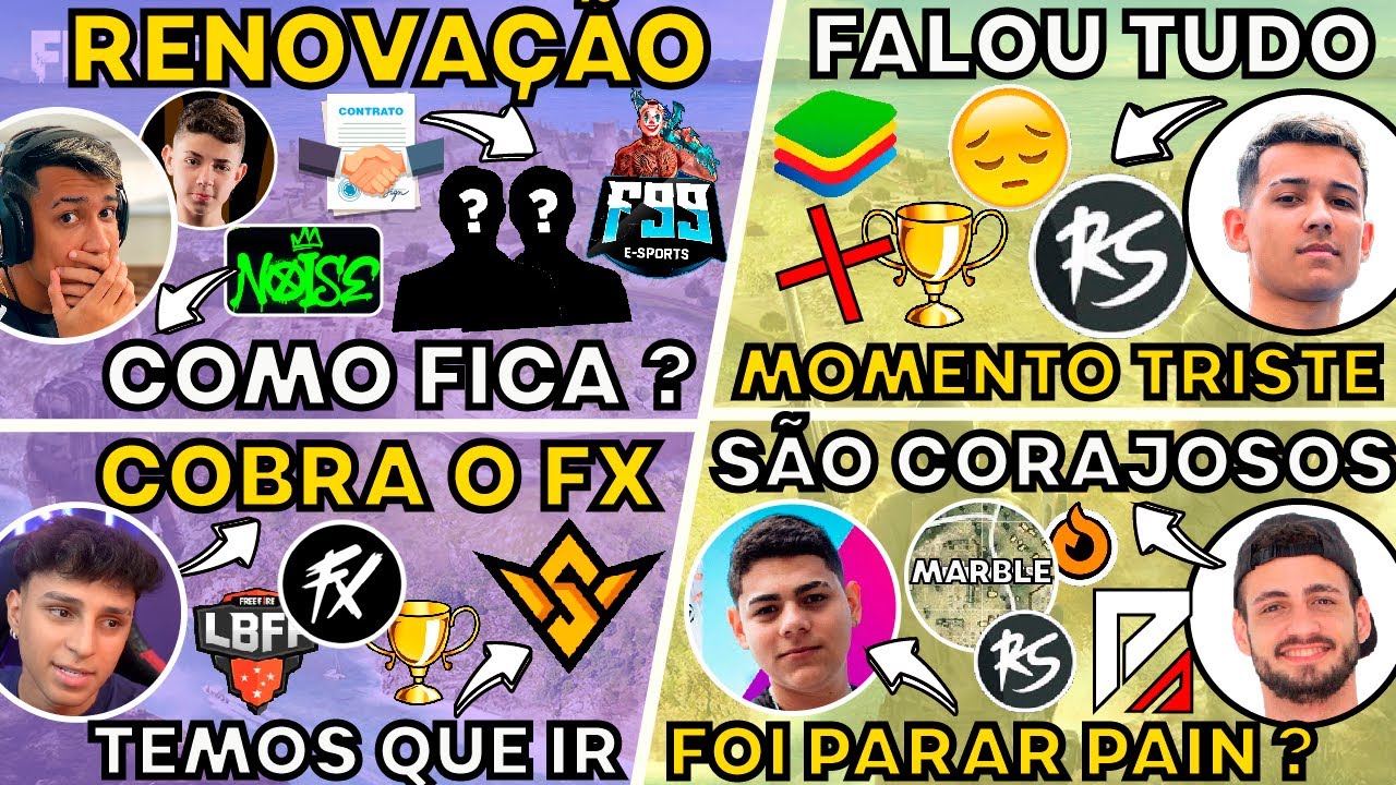 F99 RENOVA PLAYERS ? NOBRU COBRA FX AO VIVO ! BAK RELEMBRA MOMENTO ...