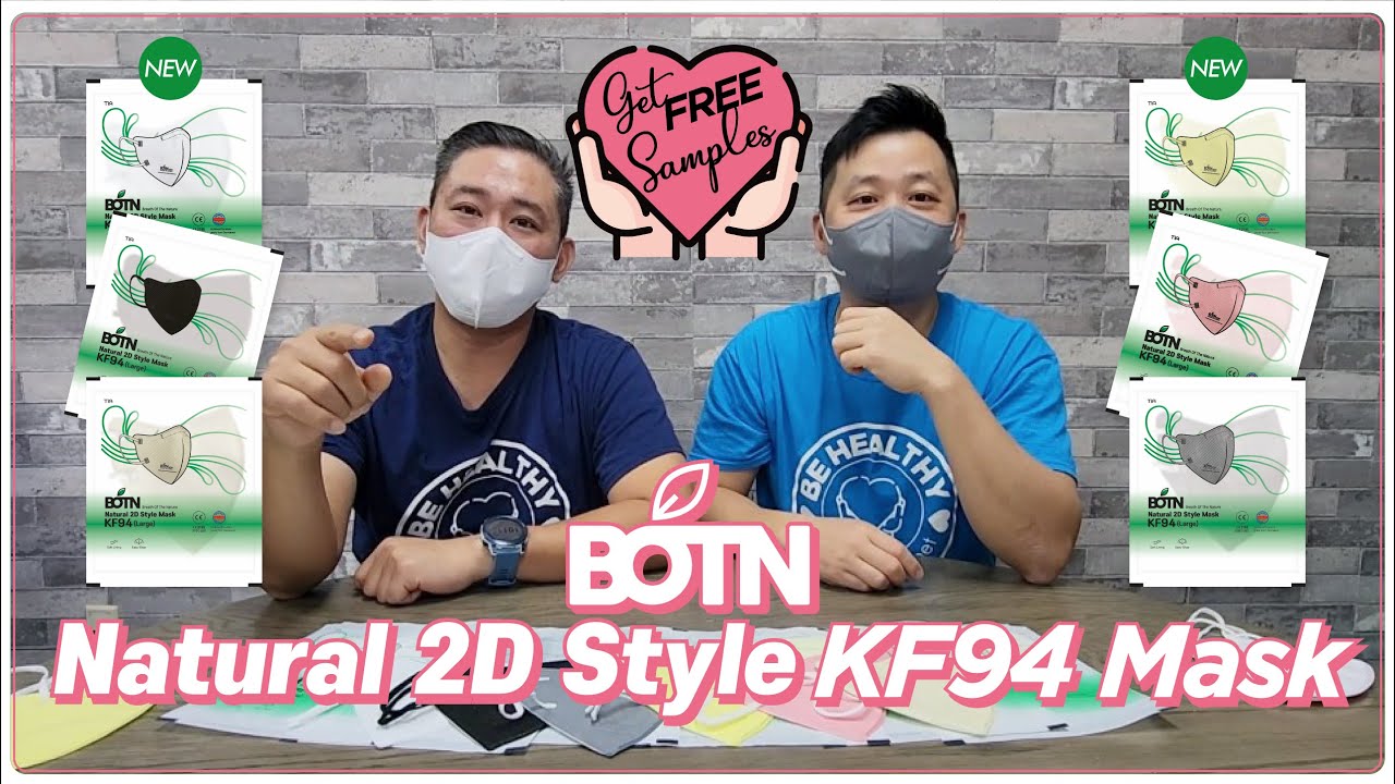 New Botn KF94 2D Masks! - YouTube