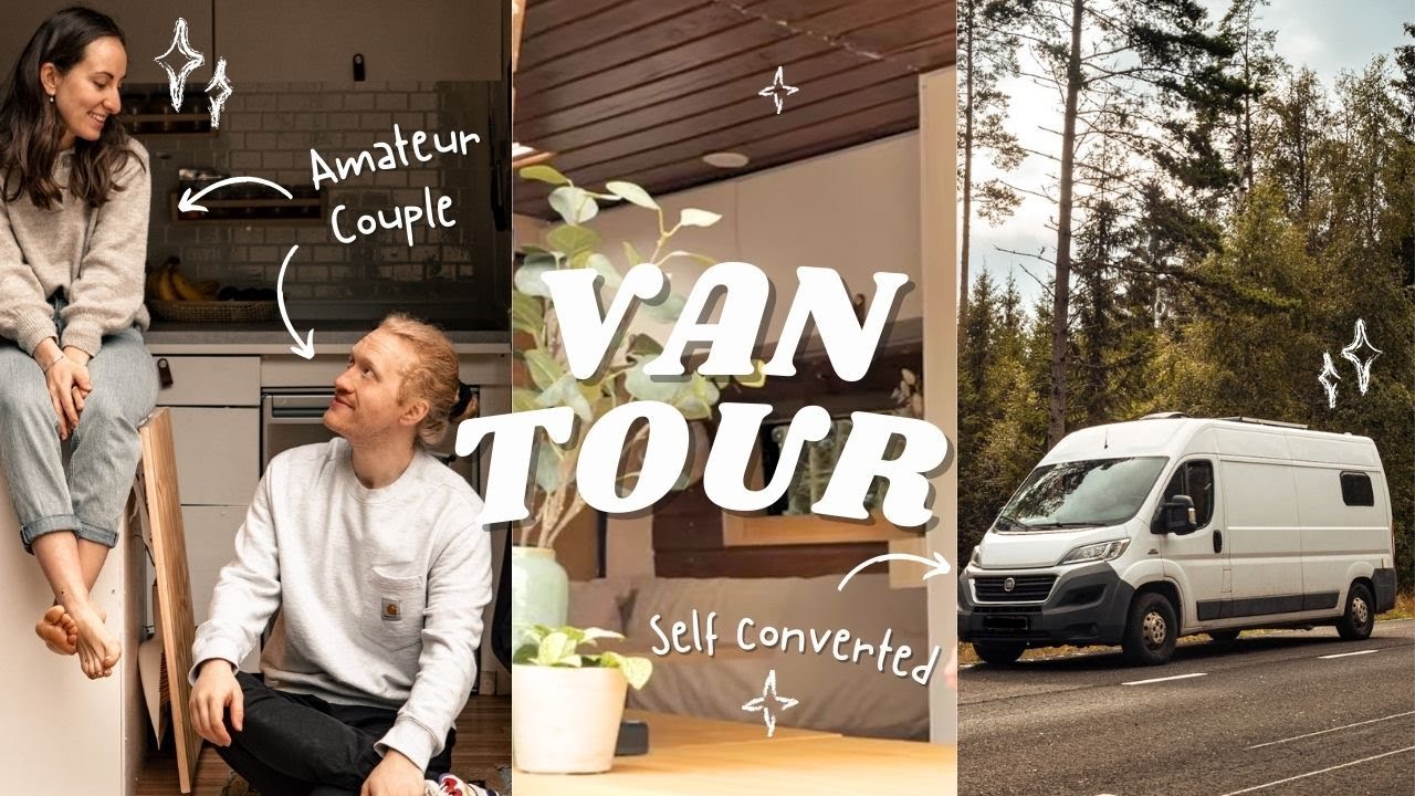 VAN TOUR | Amateur Couple Converted A Van Into Tiny Home For Full-Time ...
