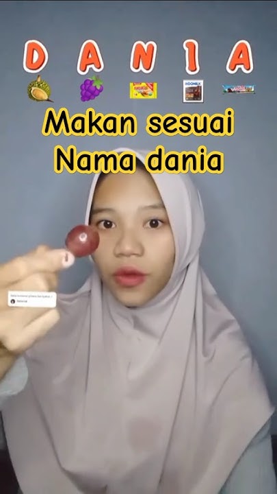 makan sesuai nama dania by TT @nurasyifa_9 #vlog #food #mukbang #shorts - YouTube