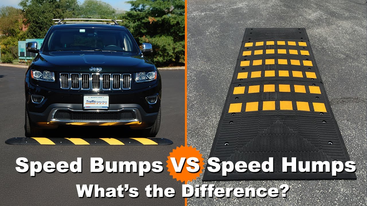 Speed Bumps vs. Speed Humps – What’s the Difference? | Traffic Safety Store - YouTube