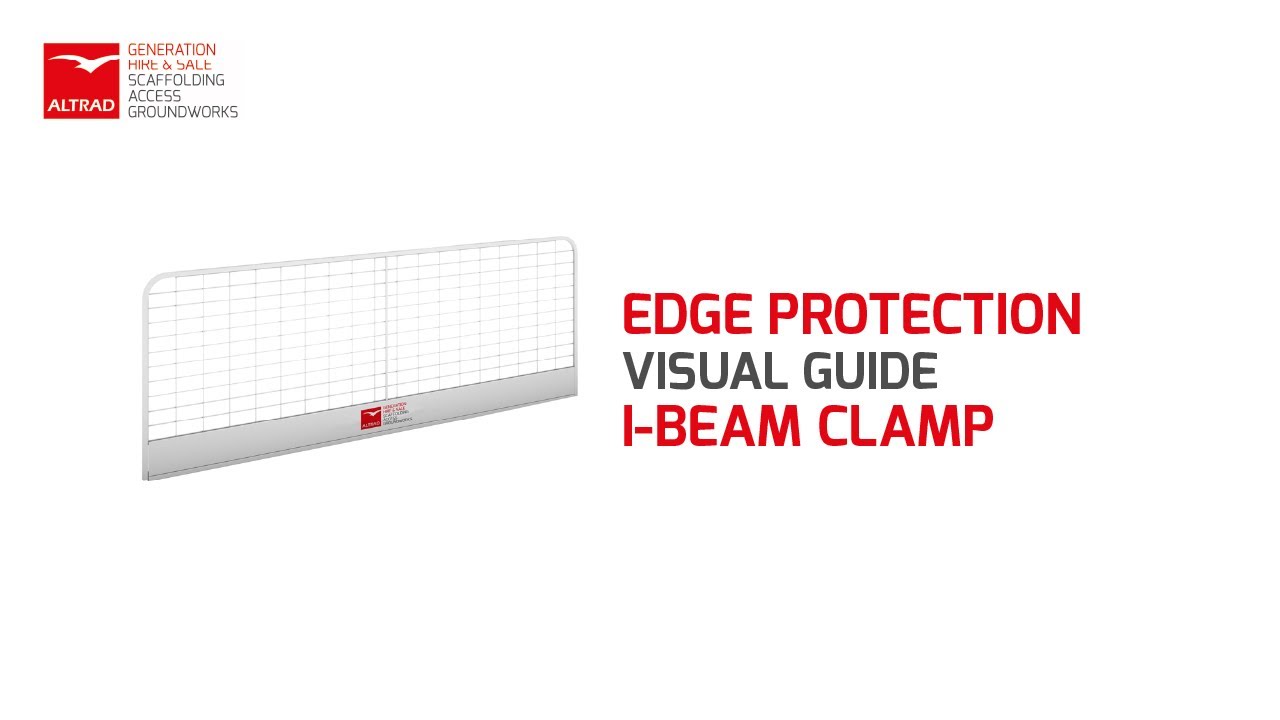 Edge Protection - I-Beam Clamp - YouTube