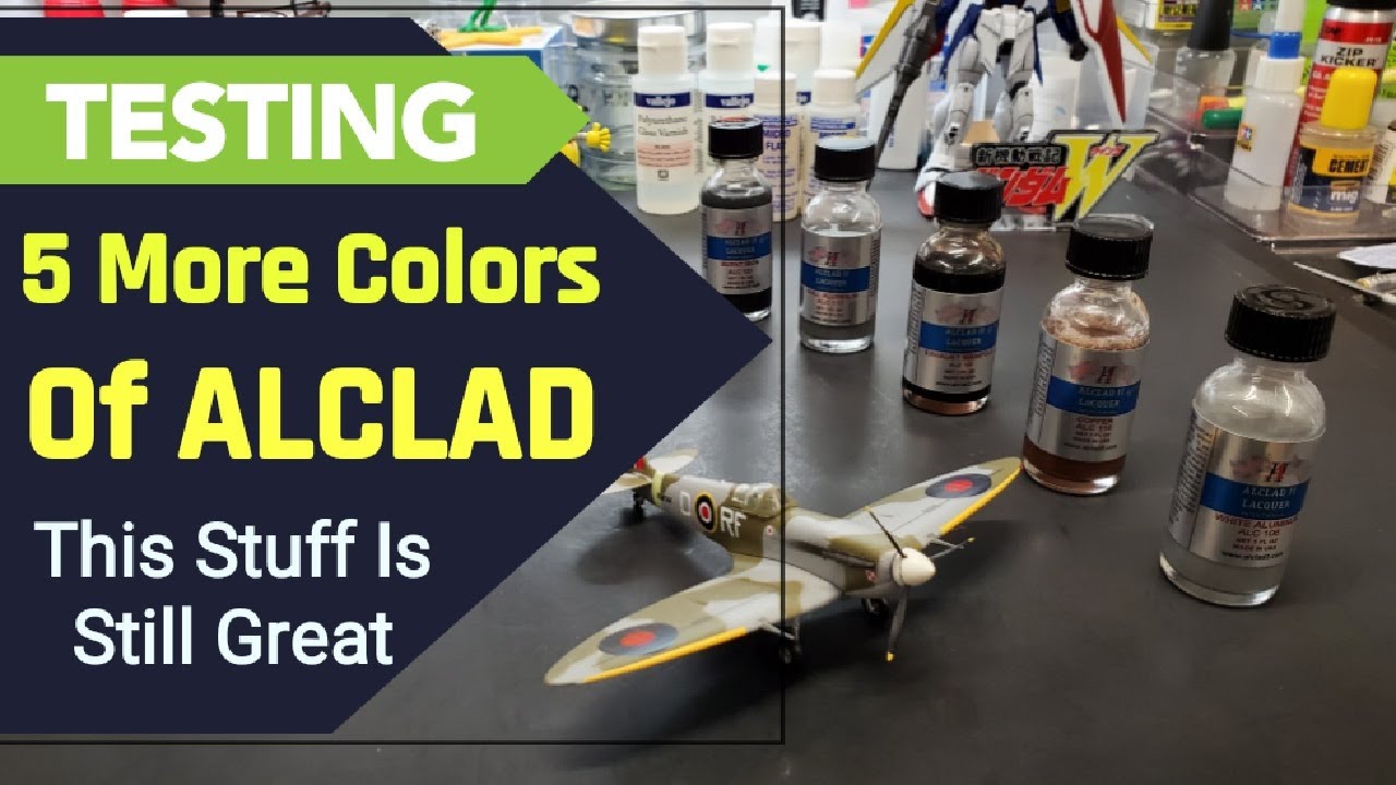 Testing Alclad Paint - 5 More Colors - This Stuff Is Still Great - YouTube