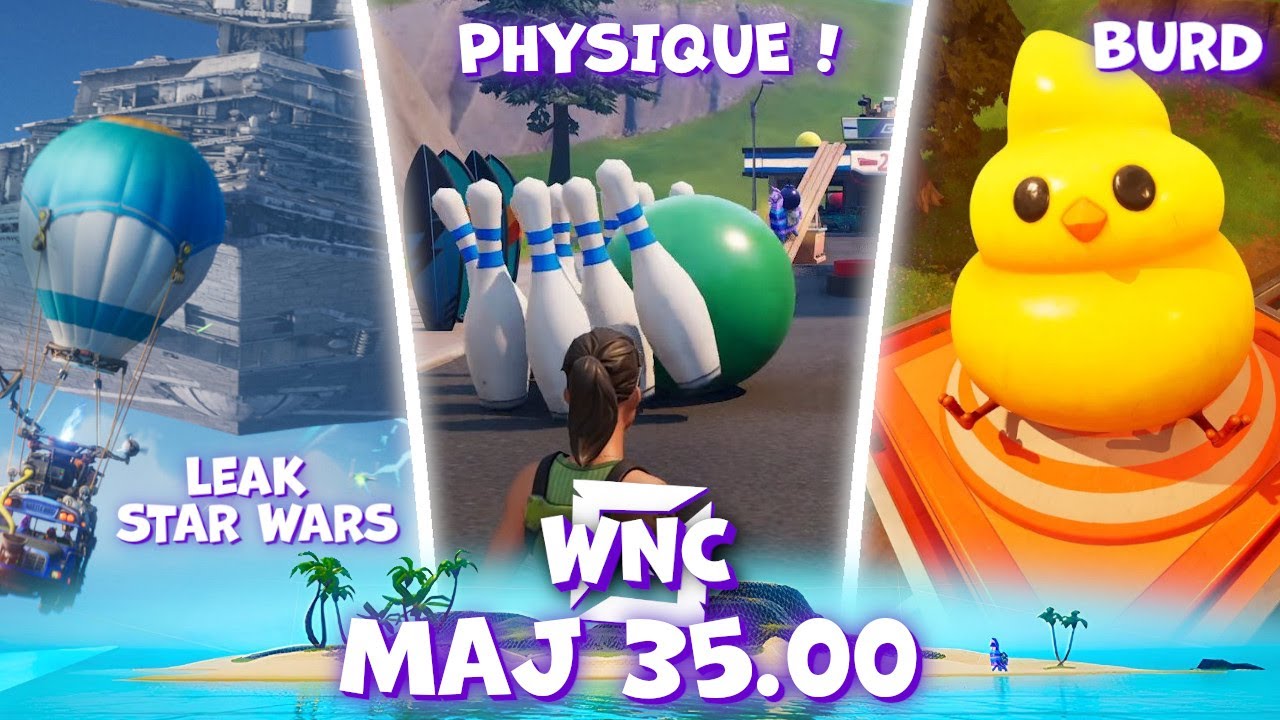 LEAK STAR WARS UEFN, PHYSIQUE dispo et galeries BURD dans FORTNITE ...