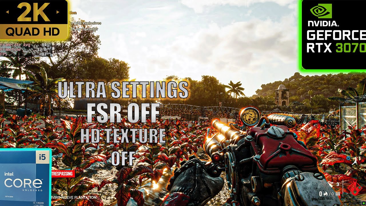 Far Cry 6 : RTX 3070 8GB ( 1440p Ultra Graphics Ray Tracing ON fsr off ...
