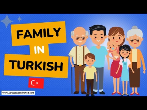 Family in Turkish - ANIMATED - YouTube