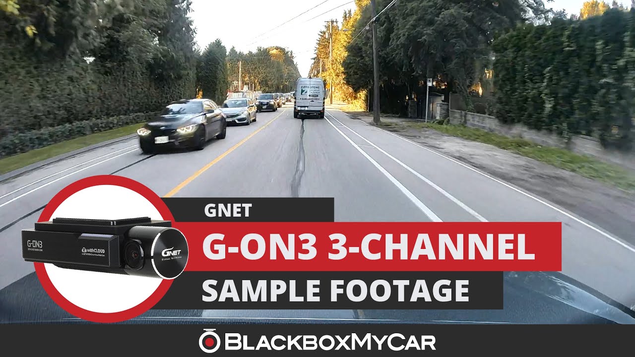 GNET G-ON3 3 Channel 2K QHD Dash Cam | Sample Footage | BlackboxMyCar ...