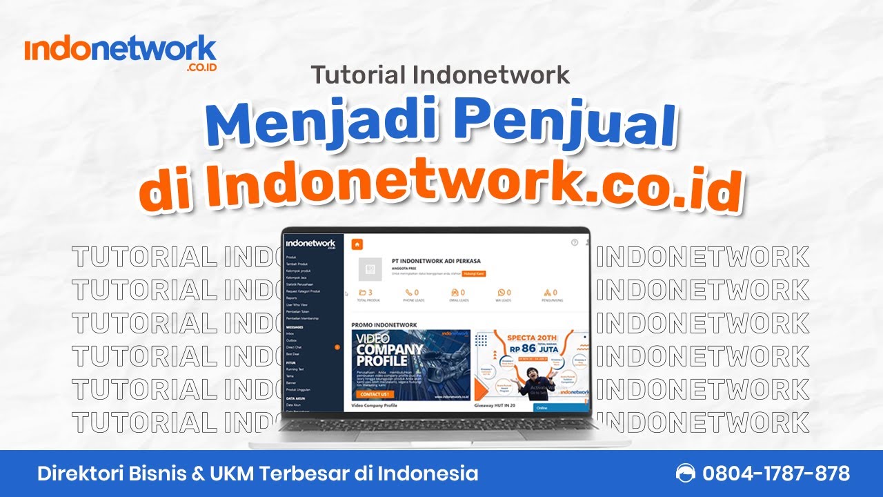 Indonetwork Tutorial: Membuat Akun Baru Penjual - YouTube