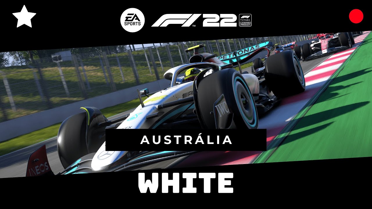 LIGA F1 22 | WHITE SERIES - GP AUSTRÁLIA 1T 3E - YouTube