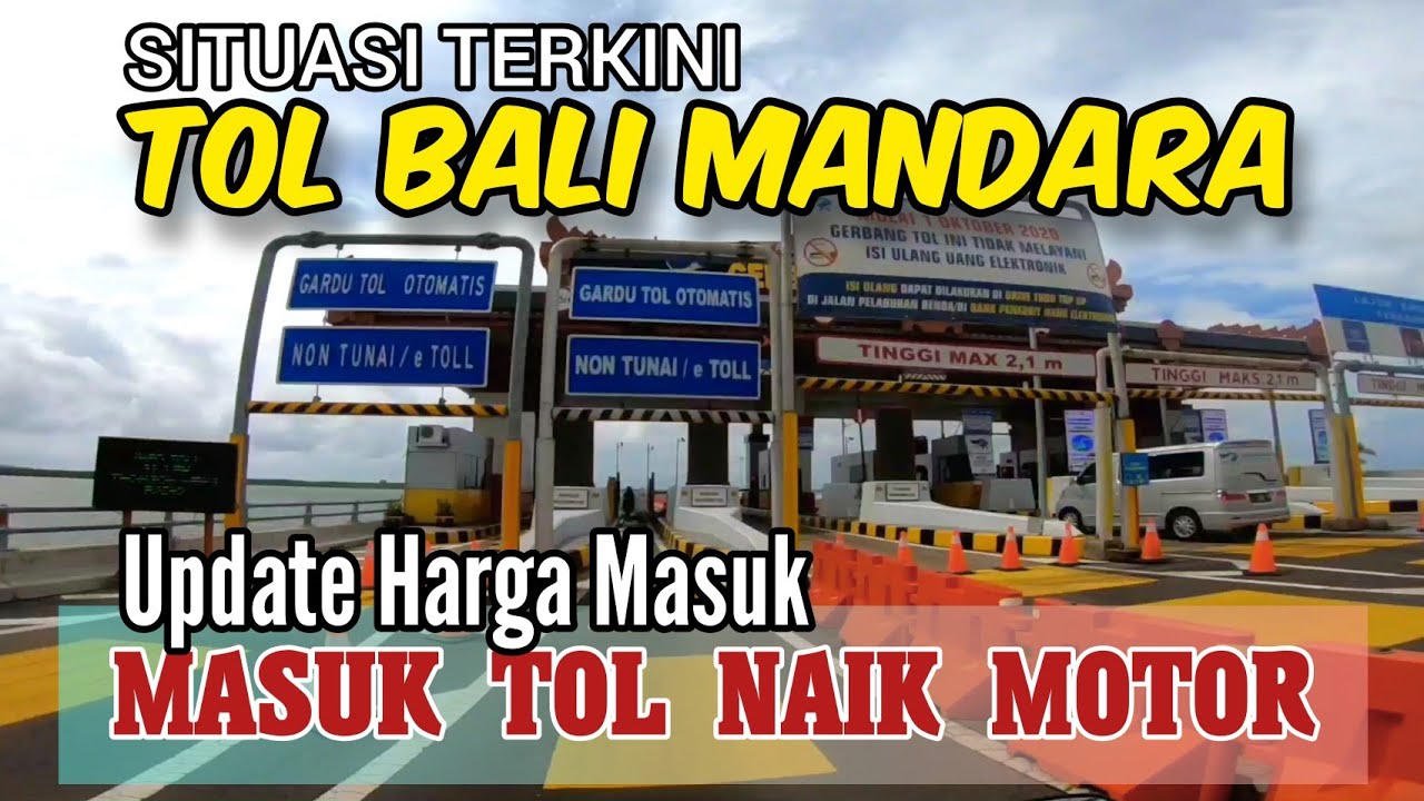 NAIK MOTOR MASUK TOL BALI MANDARA | BALI TERKINI - YouTube