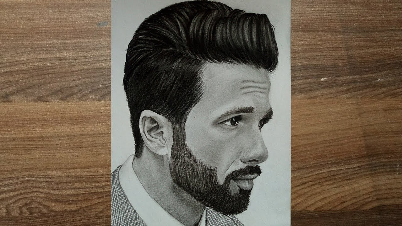 Shahid Kapoor Drawing | Portrait Drawing | Smit Prajapati | art creator ...
