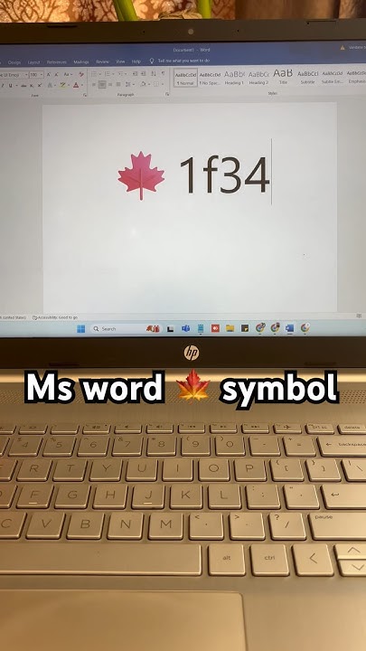 🍁 leaf ms word symbol shortcut | #asmr #tricks #computer #gaming #window - YouTube