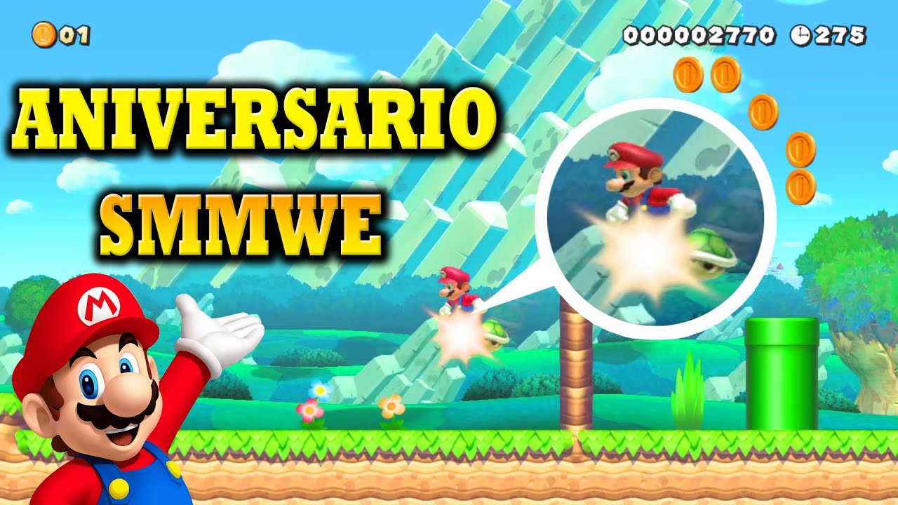 El primer nivel de todo SMMWE Recreado en SMM2 | Super Mario Maker ...