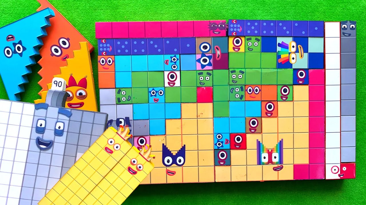 Looking for Numberblocks NEW 90 205 Puzzle Tetris Shape | ASMR chirping ...