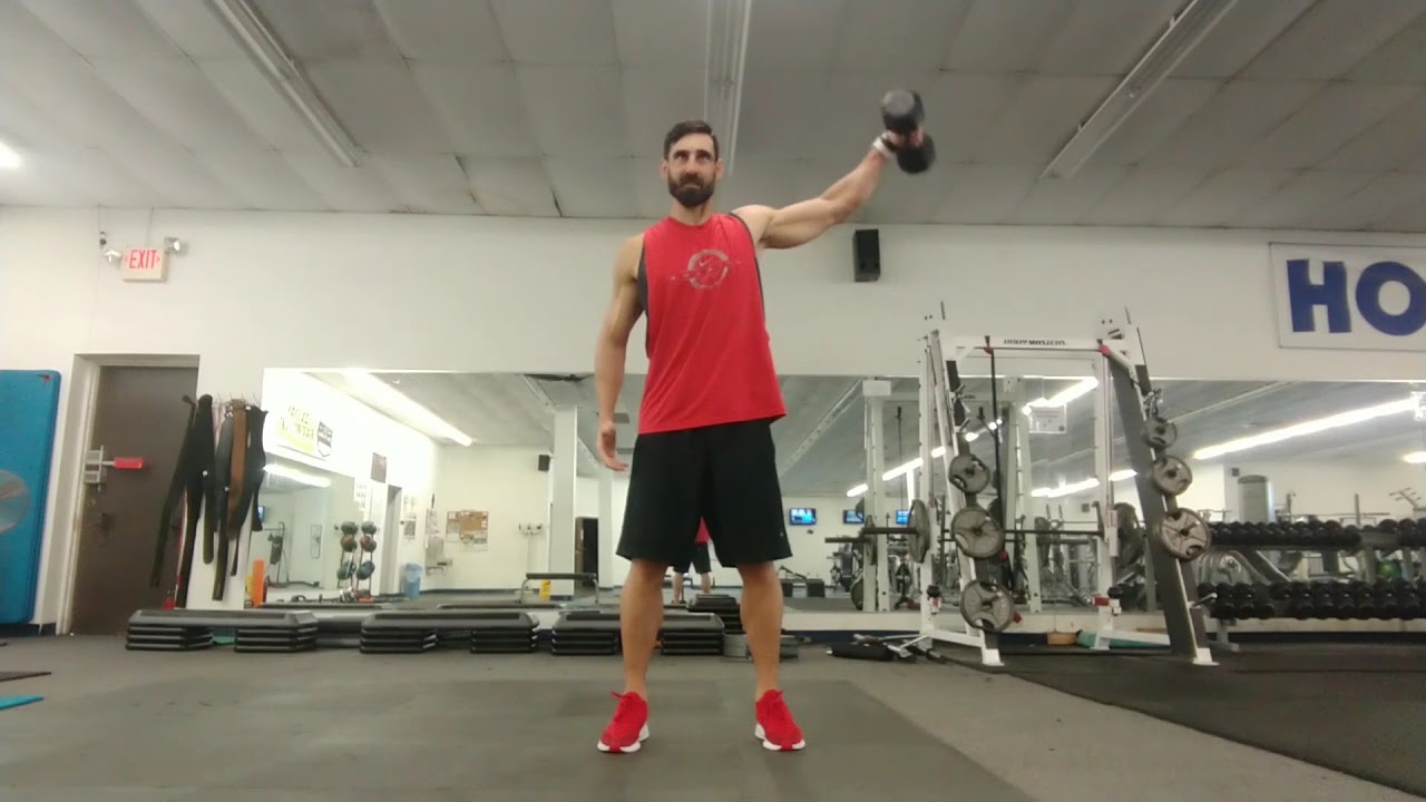 Single Arm Dumbbell Side Raise - YouTube