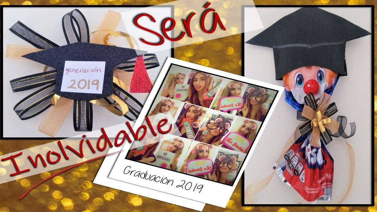 MANUALIDADES para GRADUACION !! 🎓 - YouTube