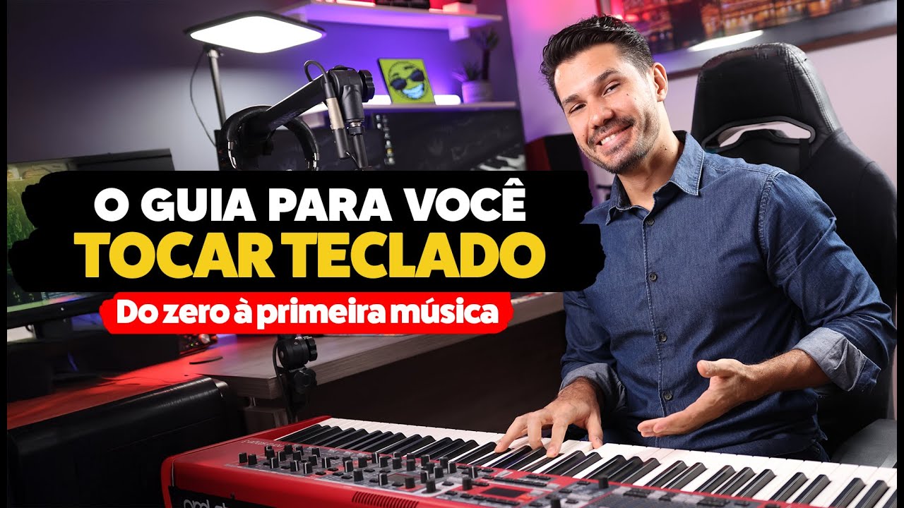 Como tocar teclado do zero à primeira música | Aula 1 - YouTube