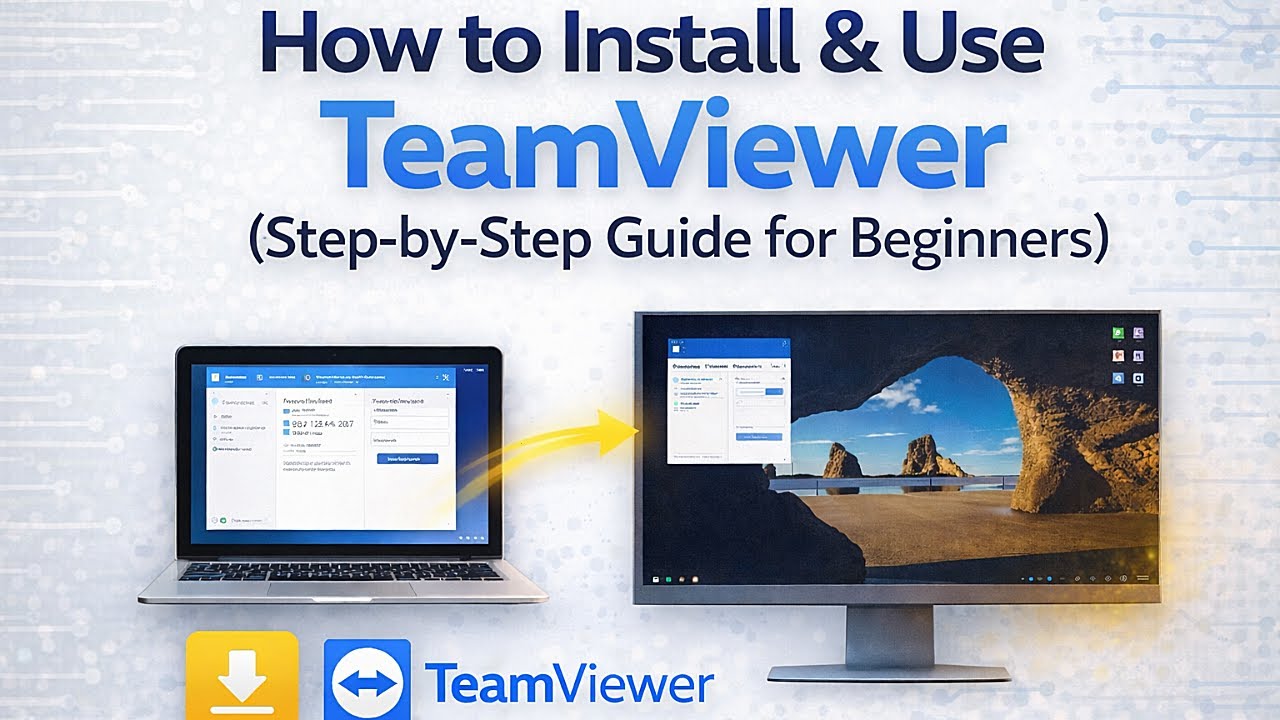 How to Install & Use TeamViewer | Step by Step Guide for Beginners ...