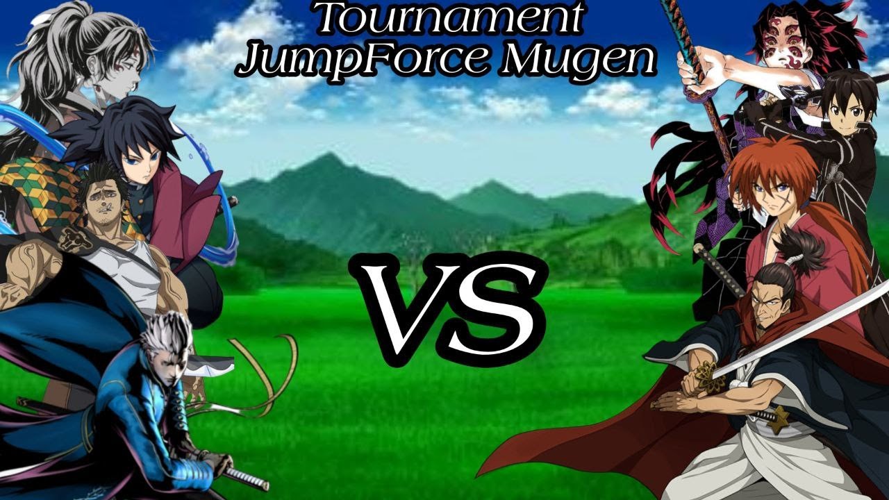 Tournament Jump Force Mugen || 4v4 - YouTube