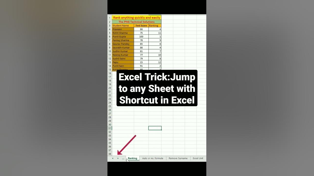 Excel Trick Jump To Any Sheet With Shortcut In Excel YouTube excel-trick-jump-to-any-sheet-with-shortcut-in-excel-youtube