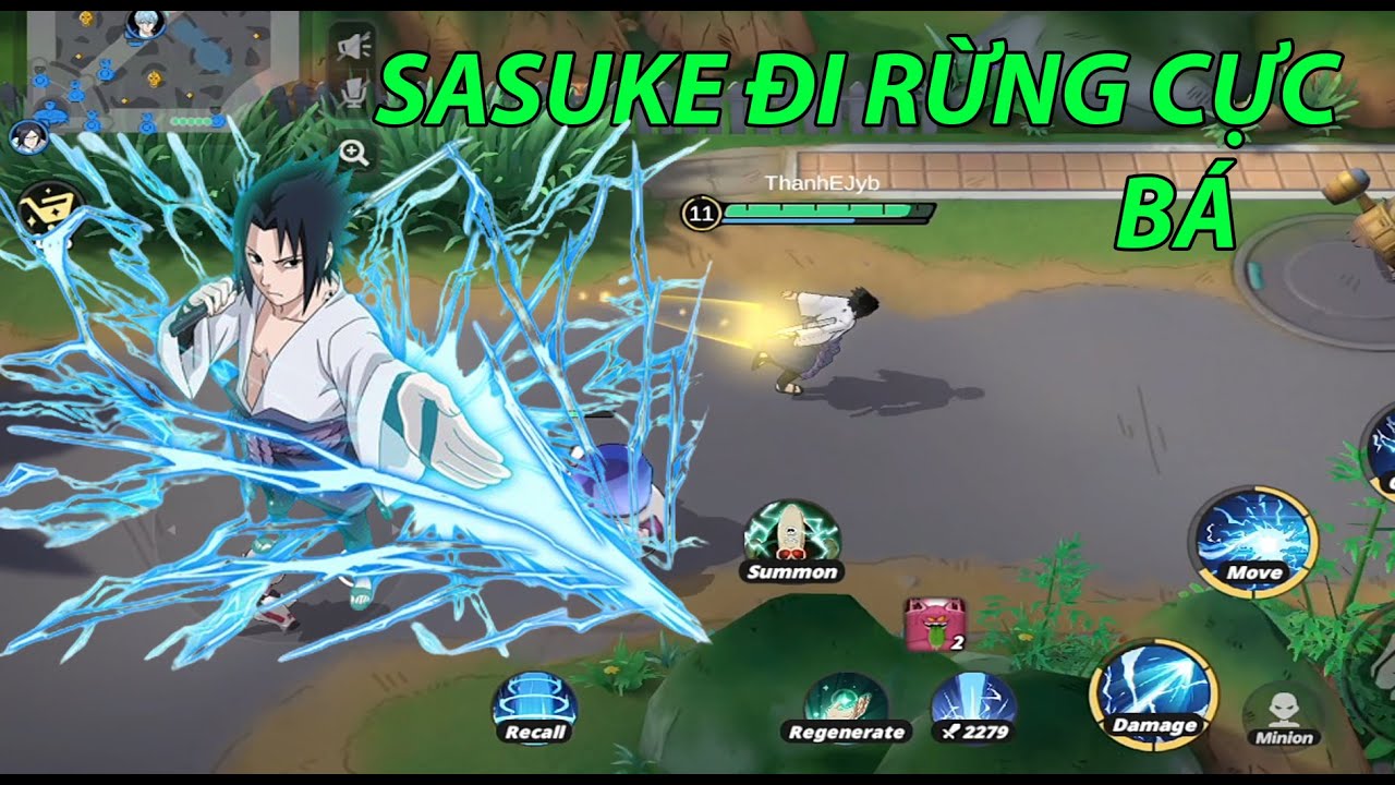 Sasuke đi rừng siêu bá naruto game anime điện thoại như liên quân ...