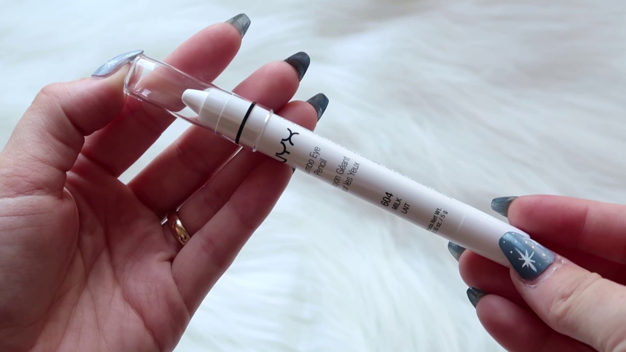 NYX Professional Makeup Jumbo Eye Pencil – Milk - YouTube