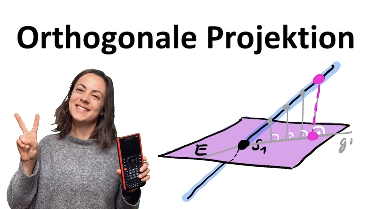 Krasses LK-Thema im Matheabi | Orthogonale Projektion einer Geraden auf ...