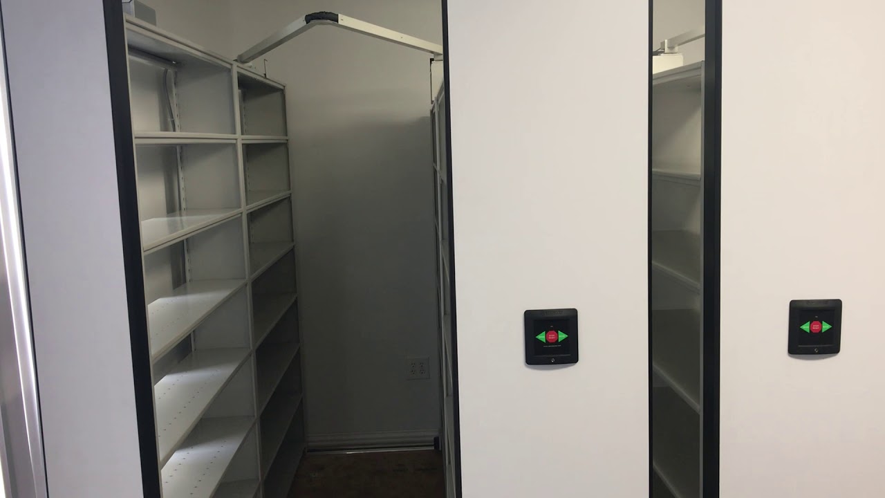 Reticle Storage System - Racks on Rails - YouTube