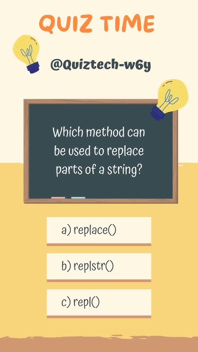 #python#quiztech-w6y - YouTube