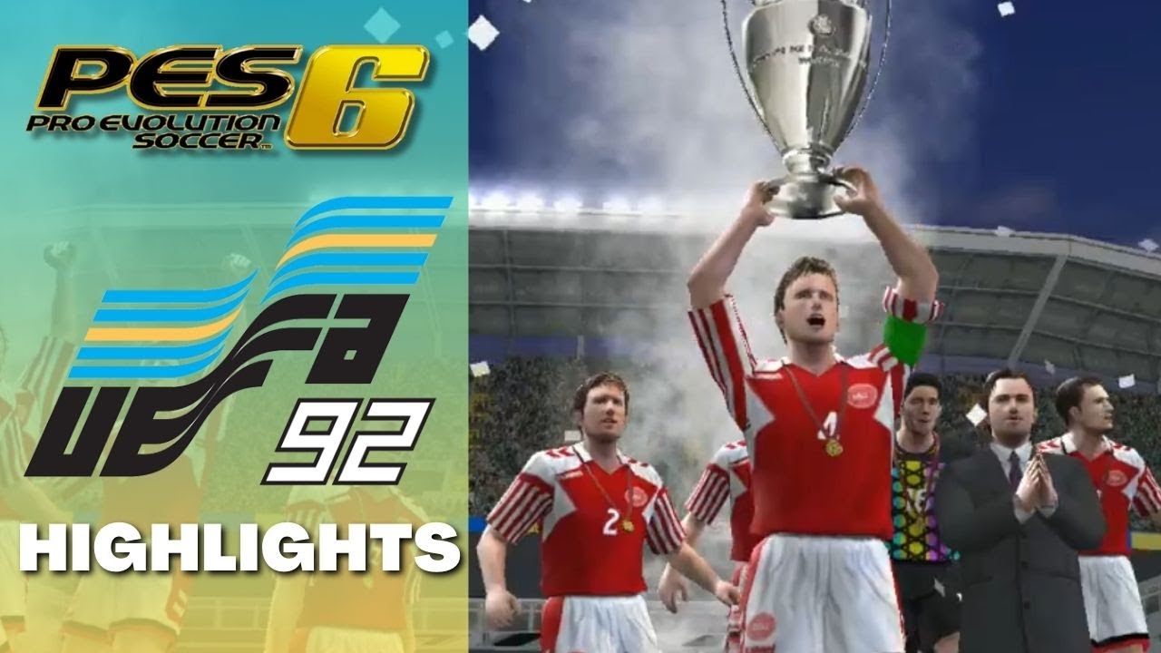 PES 6 | UEFA Euro 1992 Full Tournament Highlights - YouTube