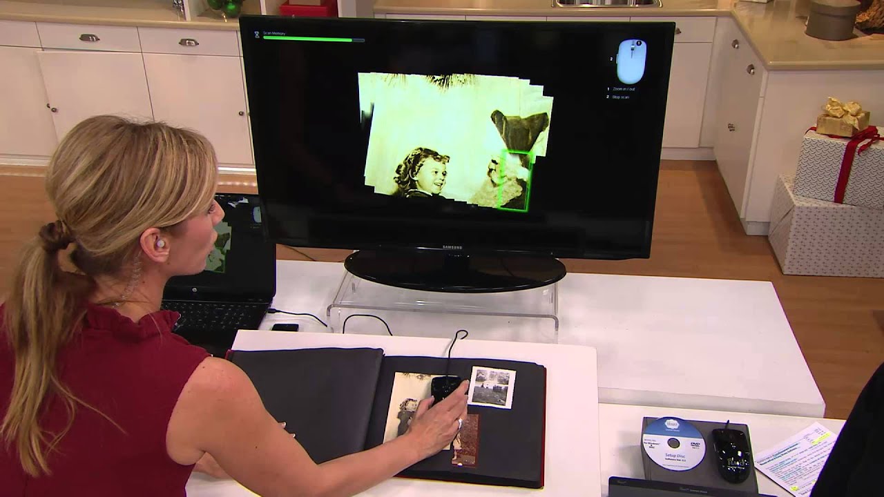 HALO Photo/Document Scanner Mouse w/Pad & Easy Share Software with ...